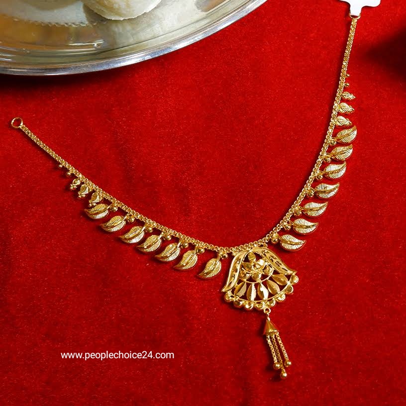 Most Effective Simple Gold Necklace for Party Wear - People choice